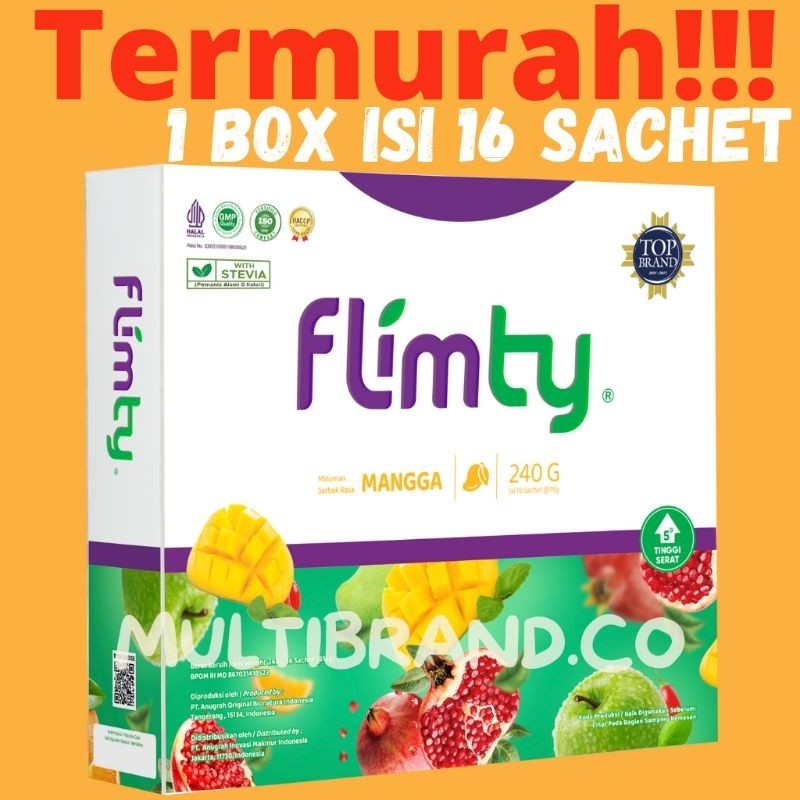 Jual Flimty Fiber 1 Box (16 sachet) | Shopee Indonesia