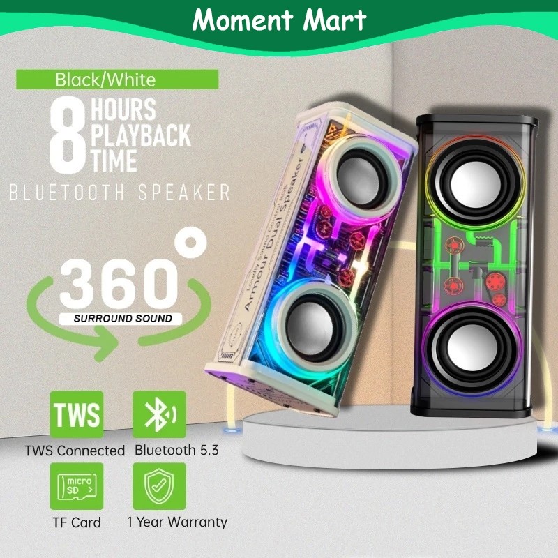 Jual PRO MAX BASS Mini Speaker Bluetooth Soundbar Super Bass Dual ...