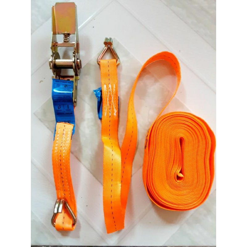 Jual NEW trek belt tali krek rachet tie down set lebar 2,5 cm / 1 inch ...