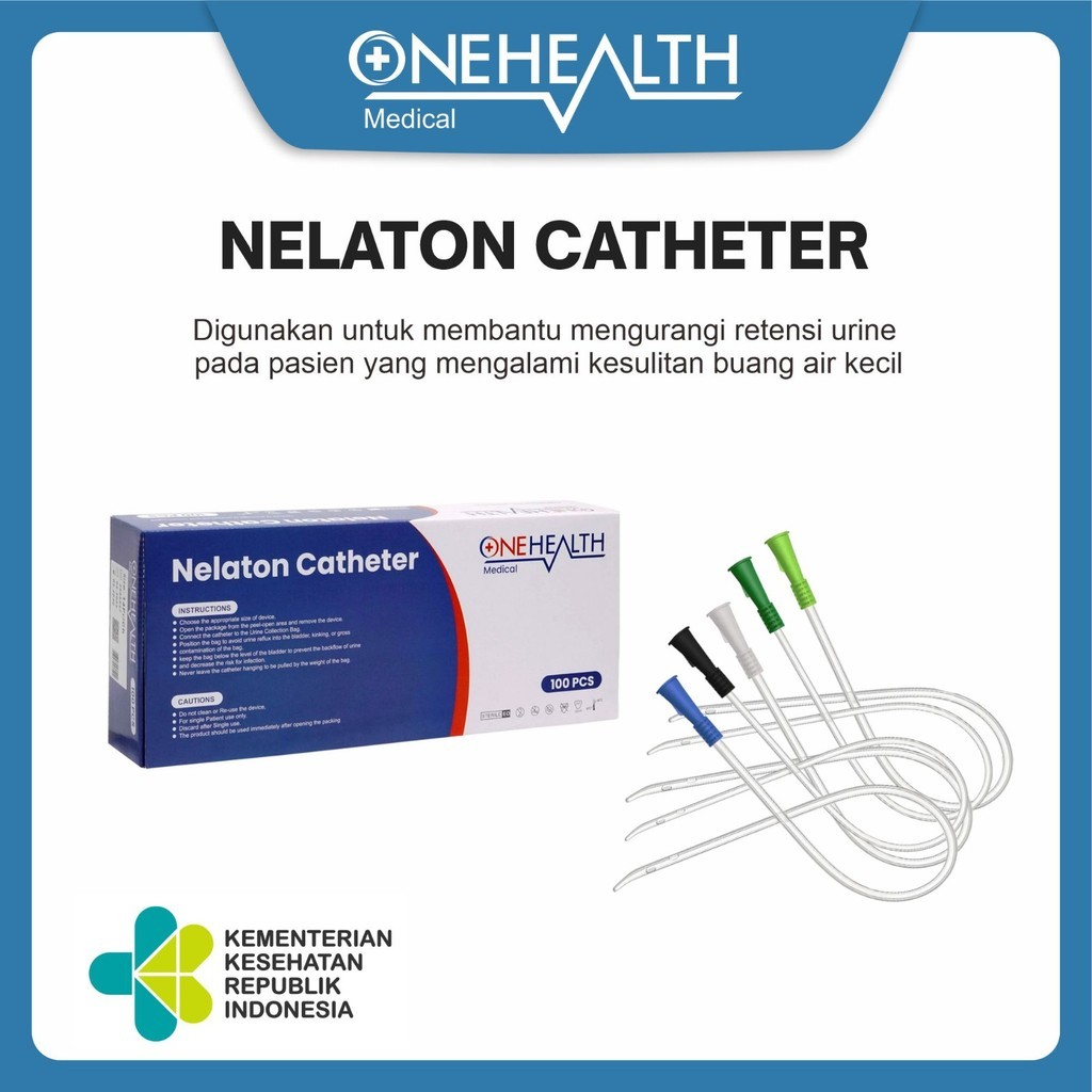 Jual Onehealth Nelaton Catheter Kateter Selang Fleksibel Tumpul Ukuran ...