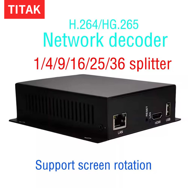Jual H.265/H.264 Network Video Decoder HDMI HD 1080P ONVIF Decoder with ...