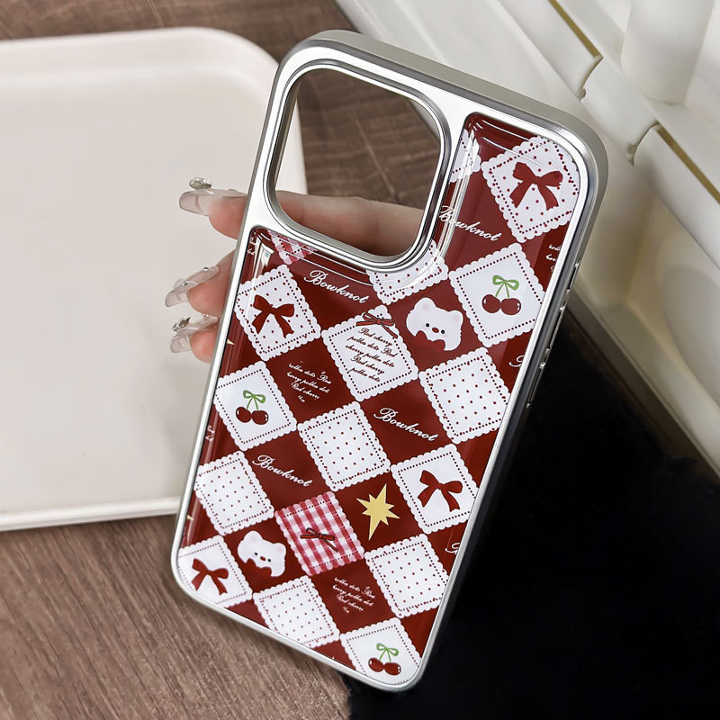 Jual Cute Collage Bling Bling Hologram Case hp iPhone 16 13 15 17 11 12 ...