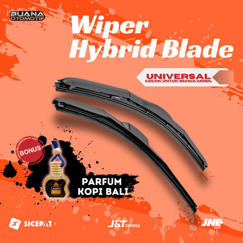 Jual Wiper Mobil Hybrid Universal – Sepasang Kiri & Kanan Model Terbaru ...