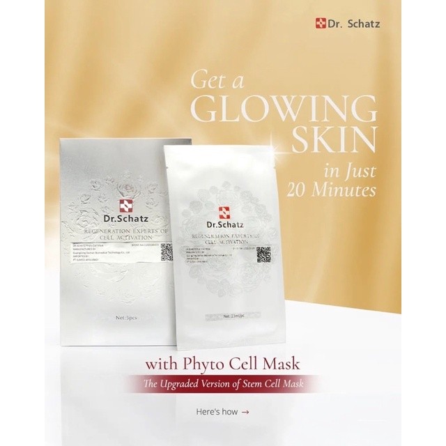 Jual V Glow - Cell Mask (5 sheet) - New Stem Cell Mask | Shopee Indonesia