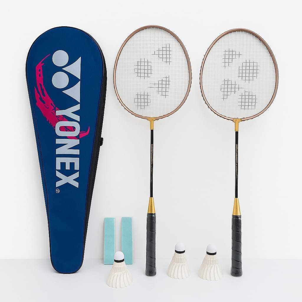 Jual Raket Badminton Pemula 2 PCS + Tas + Shuttlecock | Set Alat ...