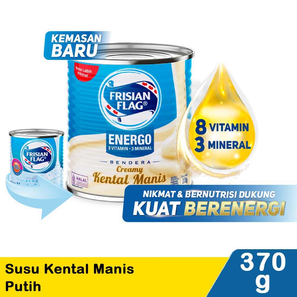 Jual FRISIAN FLAG KENTAL MANIS PUTIH 370g | Shopee Indonesia