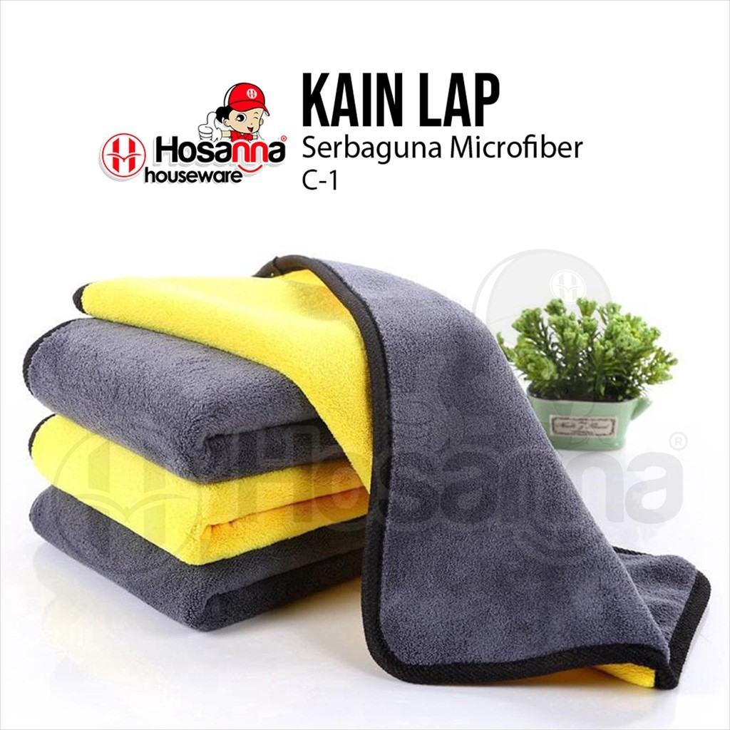 Jual Kain Lap 2 Warna Microfiber 30X30 cm / Lap Mobil Serbaguna (C1 ...