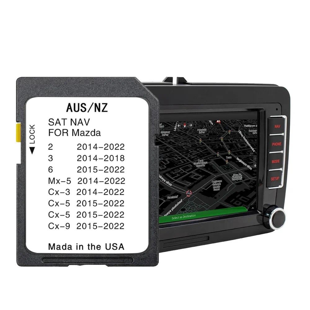 Jual Update 2024 Australia New Zealand maps for Mazda 2 3 6 CX3 CX5 CX8 ...