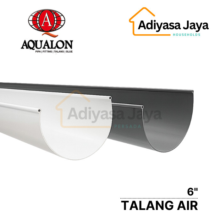 Jual SIXSHOP Talang Air Bulat 6 (Aqualon) / Setengah Lingkar / Gutter ...