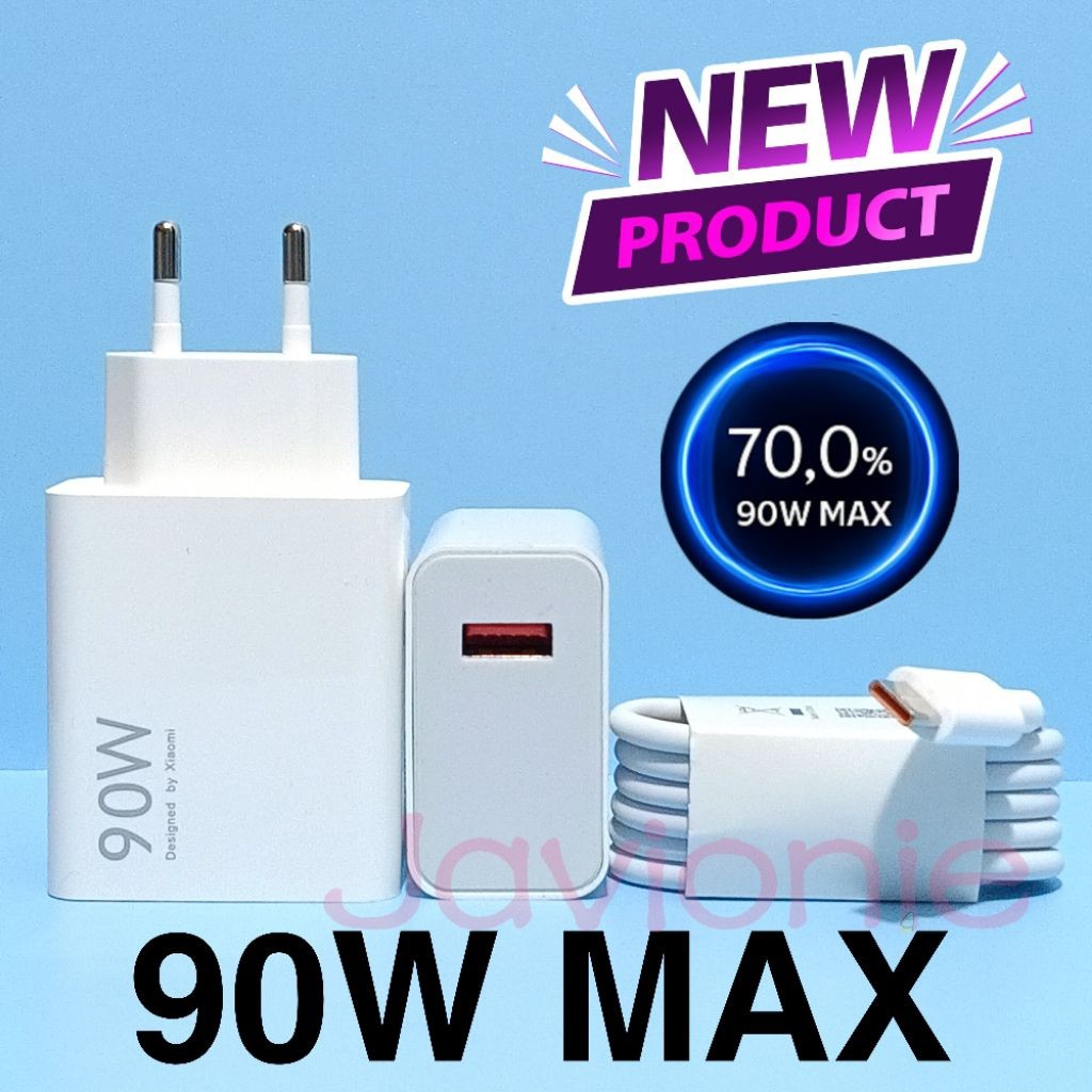 Jual NEW Charger Casan POCO F6 F7 X7 PRO 5G Turbo Fast Charging 90W 90 ...