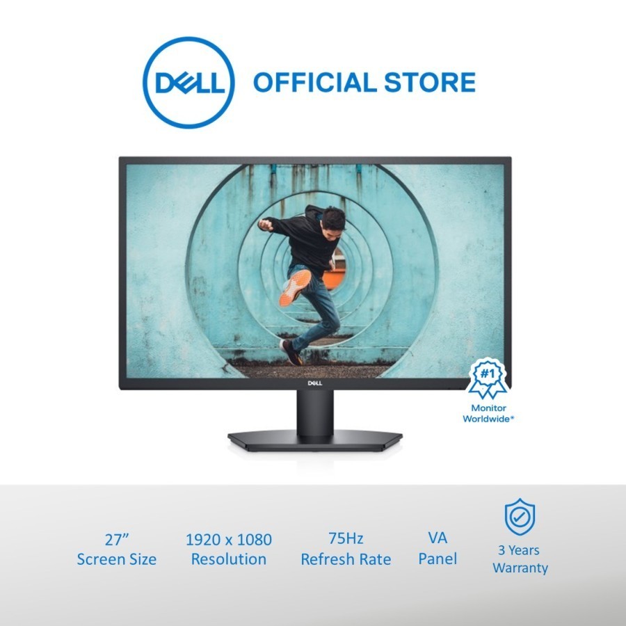 Jual Dell Monitor SE2722H 27 inch VA Panel - Full HD 75Hz Anti-glare 3H ...