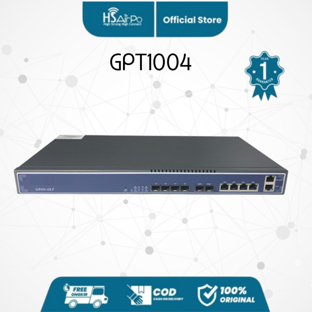 Jual HSAirPo 4 Port EPON/GPON OLT High Performance for ISP & FTTH Support 512 ONT Cocok untuk ...