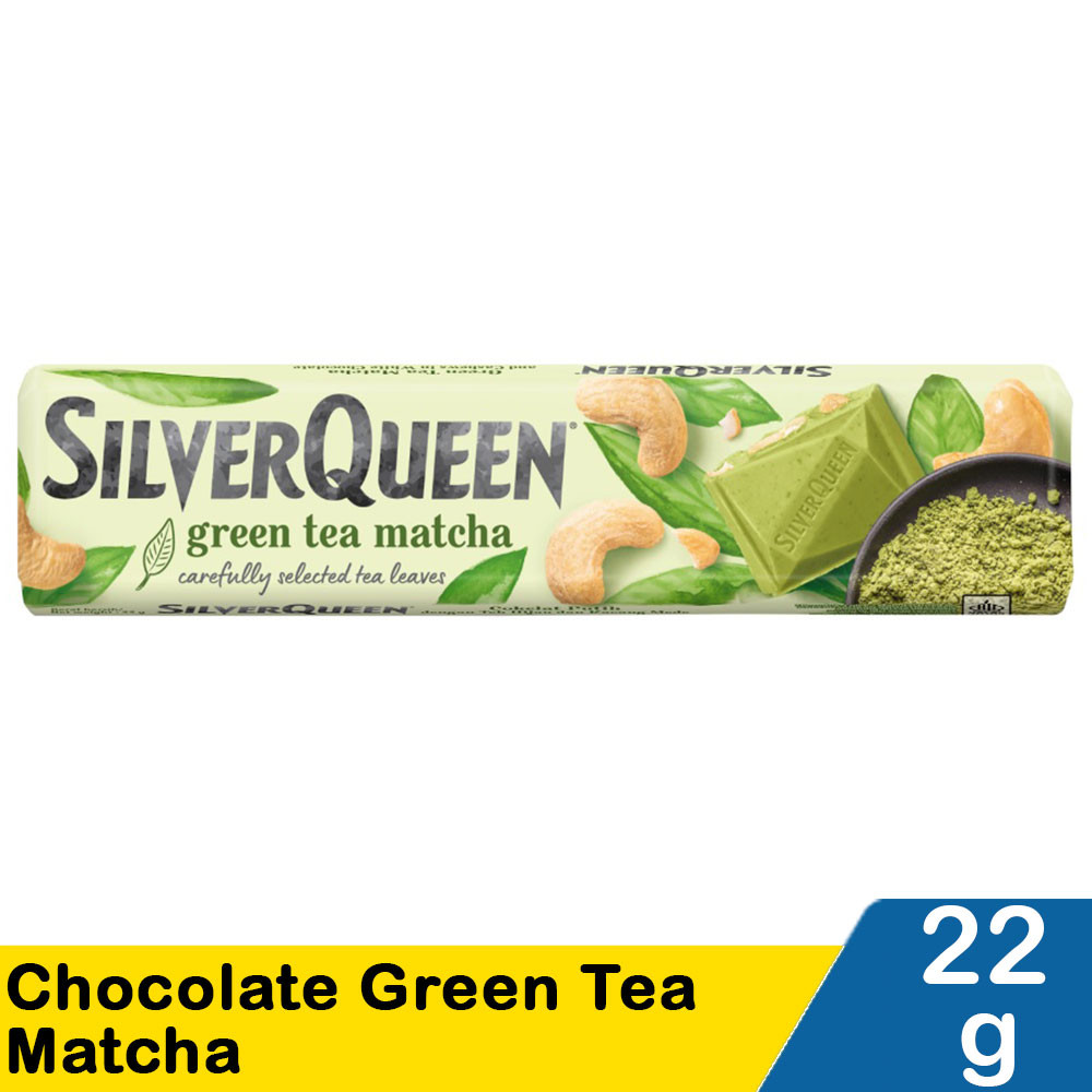 Jual SILVER QUEEN CHOCOLATE GREEN TEA 22g | Shopee Indonesia