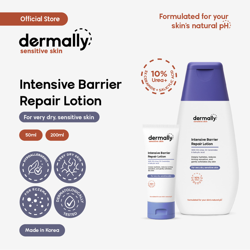 Jual Dermally Intensive Barrier Repair Lotion - Lotion Urea 10% untuk ...