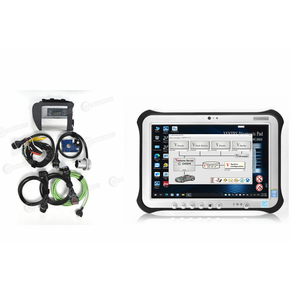 Jual For Benz Star C4 SD Connect Auto Diagnostic Tool Wifi Doip ...