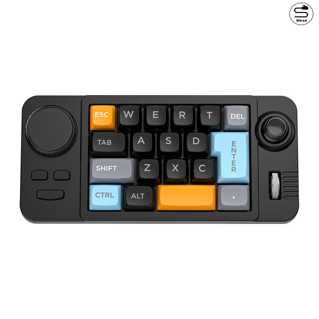 Jual Programmable Wired Meanical Keyboard with Volume Scroll Wheel,Game Joystick 19Key Hot ...