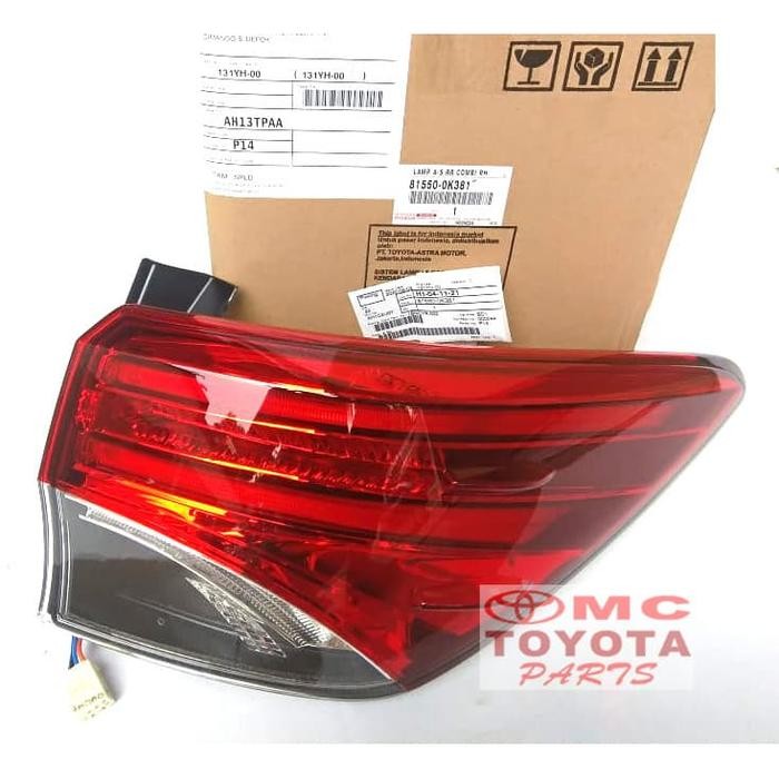 Jual Lampu Stop Lamp Belakang Kanan New Fortuner 81550-0K381 best ...