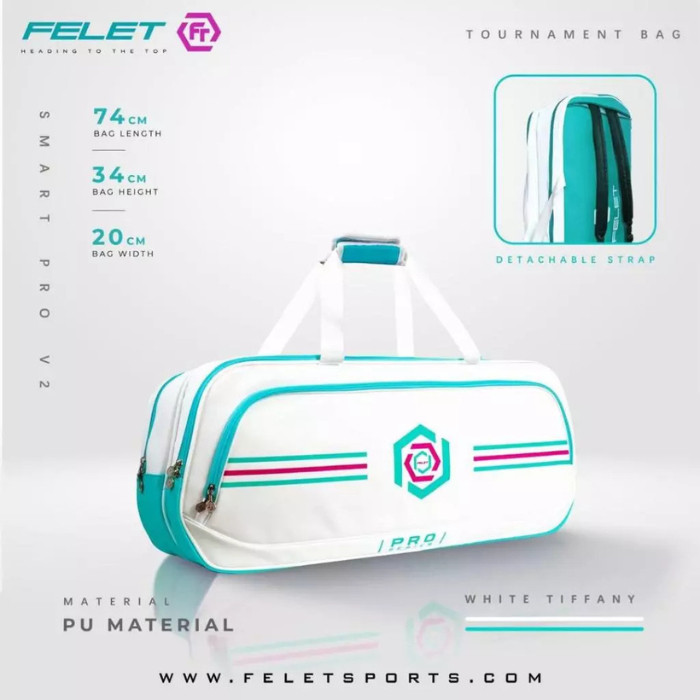 Jual Felet SMART PRO V2 Tournament BAG With Thermal - Tas Raket ...