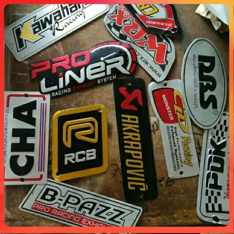 Jual LOGO MERK KNALPOT // EMBLEM KNALPOT TERBARU TERMURAH merek knalpot ...