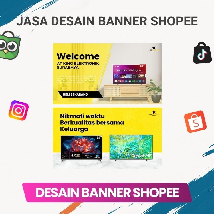 Jual Jasa Desain Banner Shopee | Shopee Indonesia