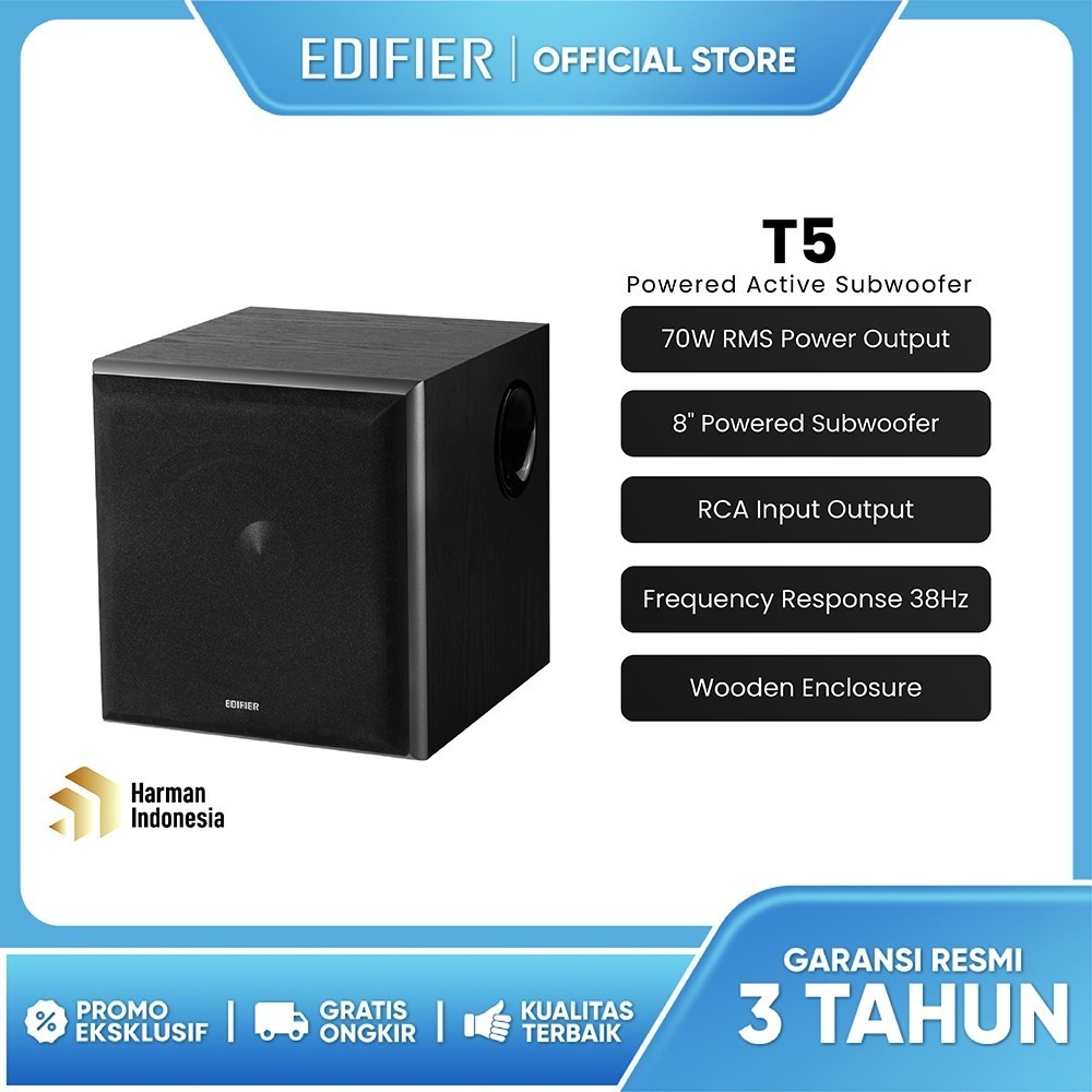 Jual EDIFIER T5 Powered Active Subwoofer | Shopee Indonesia