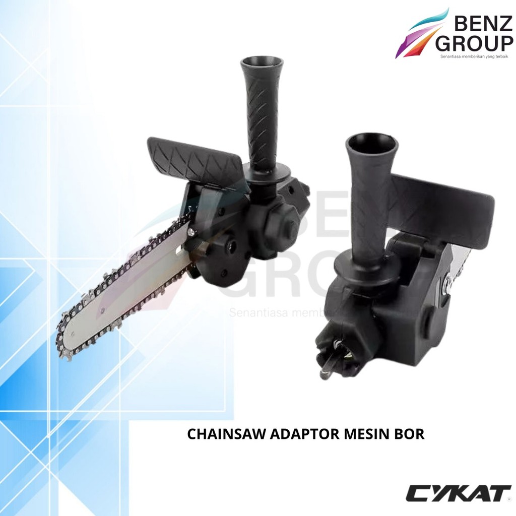 Jual Cykat Chainsaw Adaptor Mesin Bor 4" 6" - Adapter Konverter Mesin ...