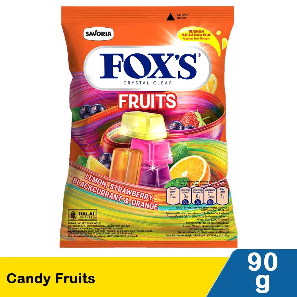 Jual FOX'S CANDY FRUITS 90g | Shopee Indonesia