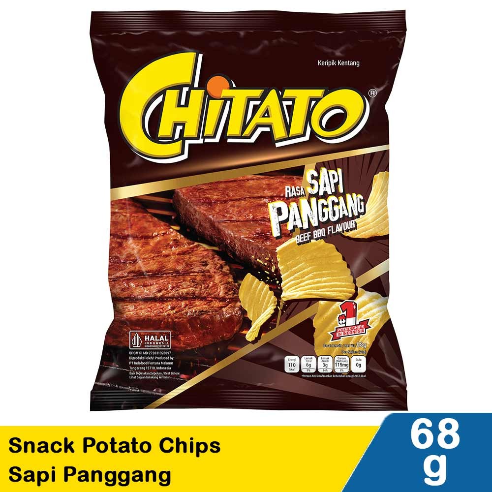 Jual CHITATO SNACK POTATO CHIPS SAPI PANGGANG 68/65g | Shopee Indonesia