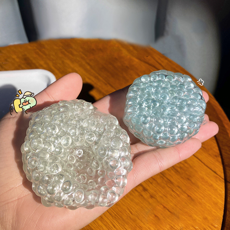 Jual Unique Glass Bead Squishy Balls for Stress Relief and Fun Fidget ...