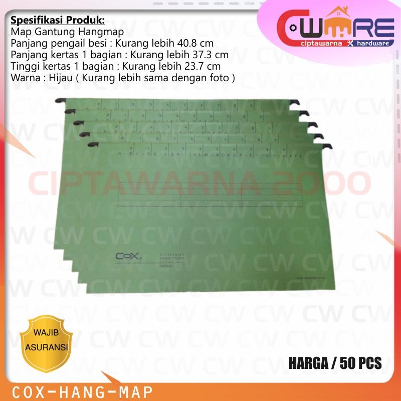 Jual Cox Hangmap Hang Map Gantung Suspension Filing File Folder Holder ...