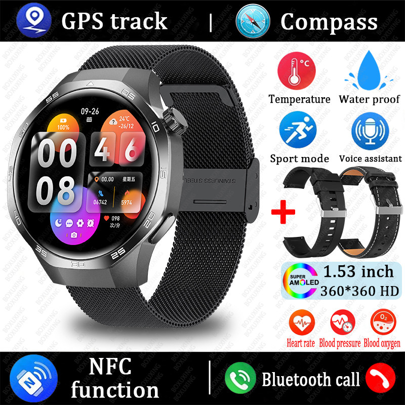 Jual 2025 New For Huawei Xiaomi GT5 Pro Smart Watch Men AMOLED HD ...