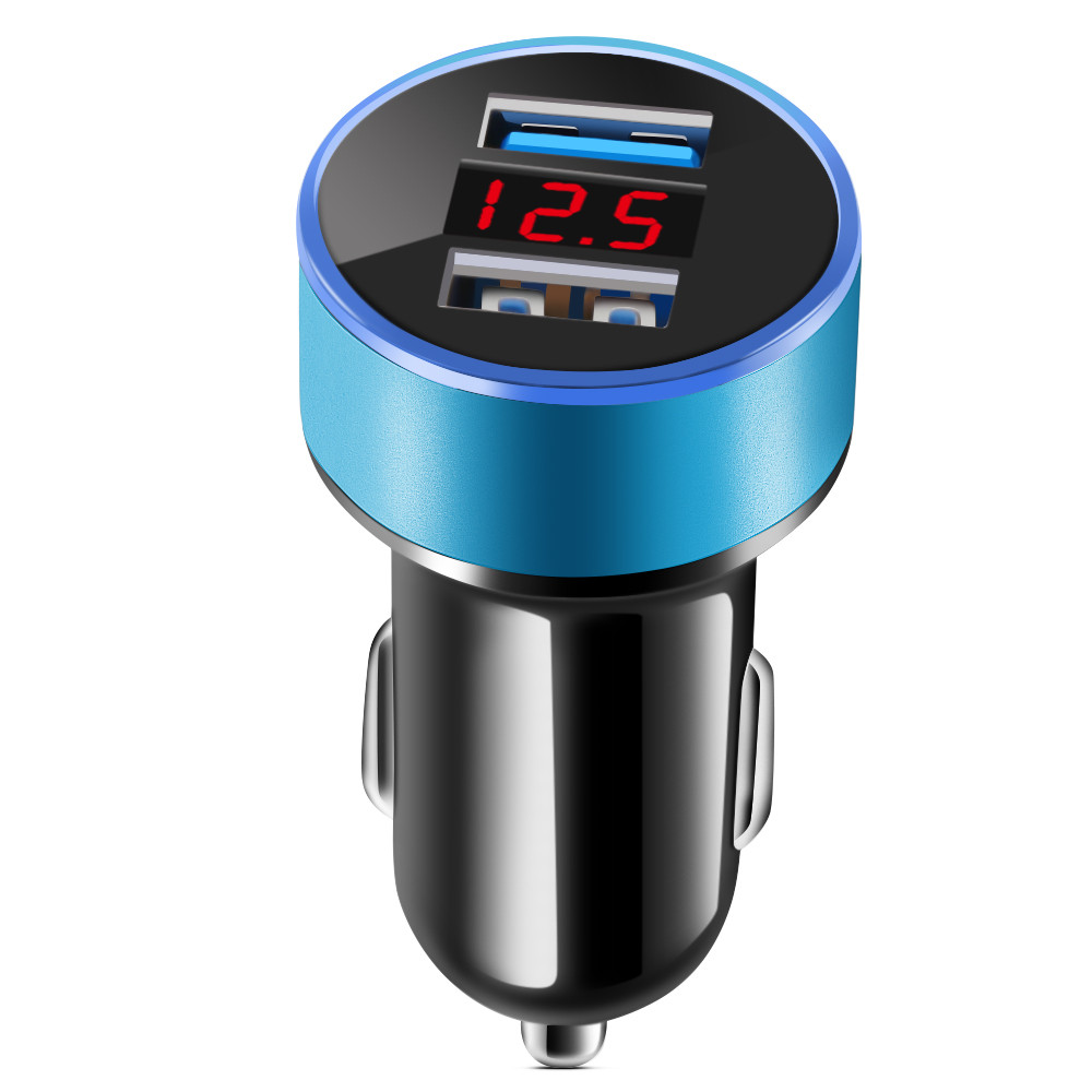 Jual 3.1A Dual USB Car Charger LED Display For Honda Brio CLARITY HR-V ...