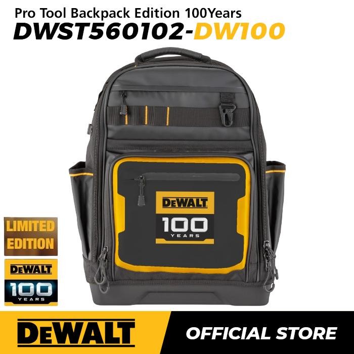 Jual Dewalt Pro Tool Backpack Edition 100 Years Ip54 / Tas Perkakas ...
