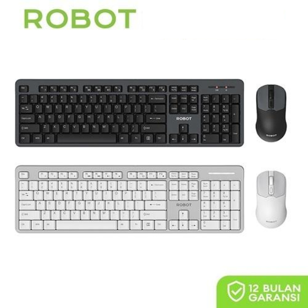Jual ROBOT KM3800 Keyboard Mouse Combo Silent Key Ultra Slim Design ...