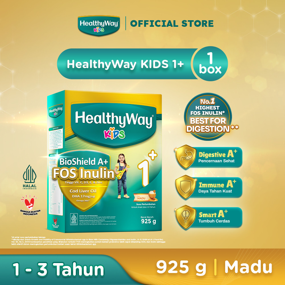 Jual JUKISHOP HEALTHYWAY KIDS 1+ MADU (925G) (Exp : 01.2027) | Shopee Indonesia