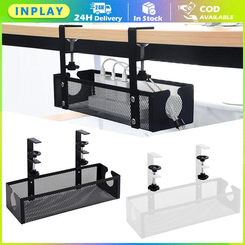 Jual Rak Kabel Jepit Bawah Meja Desk / Cable Tray Bawah Meja Kantor ...