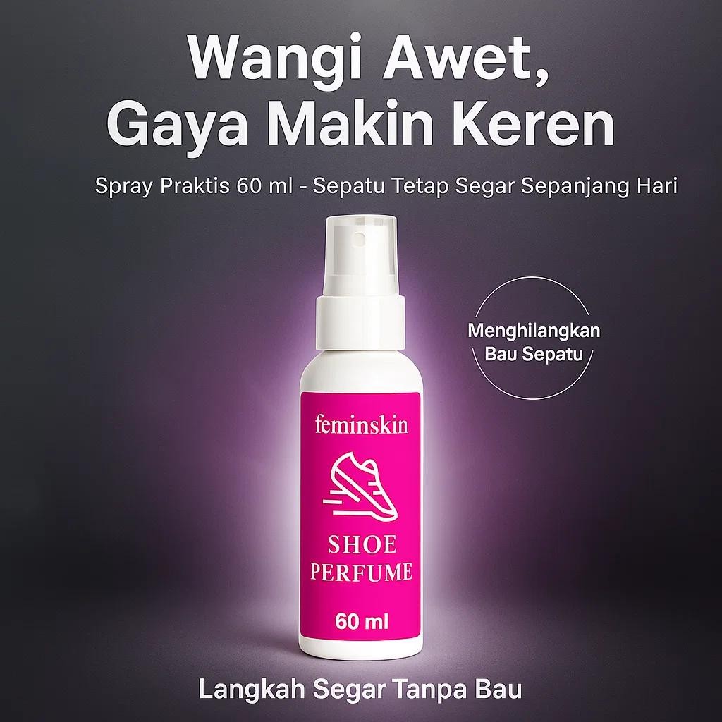 Jual Feminskin Shoe Perfume 60 ml Parfum Sepatu Spray Praktis ...