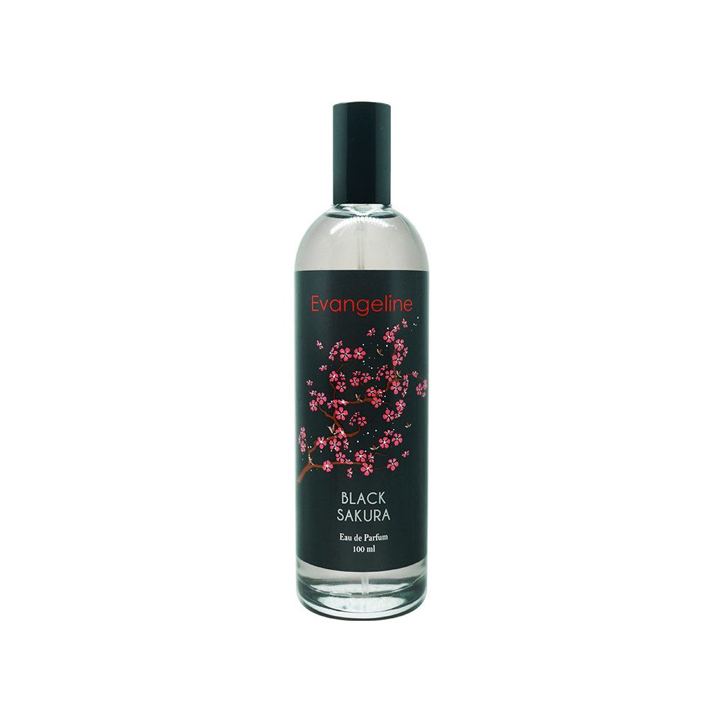 Jual EVANGELINE EAU DE PARFUM BLACK SAKURA 100mL | Shopee Indonesia