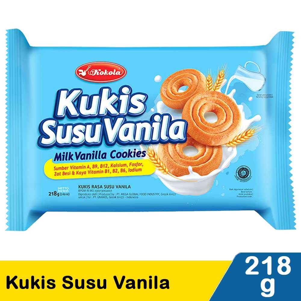 Jual KOKOLA KUKIS VANILA 218g | Shopee Indonesia