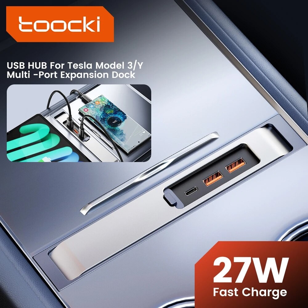 Jual Toocki USB HUB PD 27W Quick arger Type C Hub Docking Station USB ...