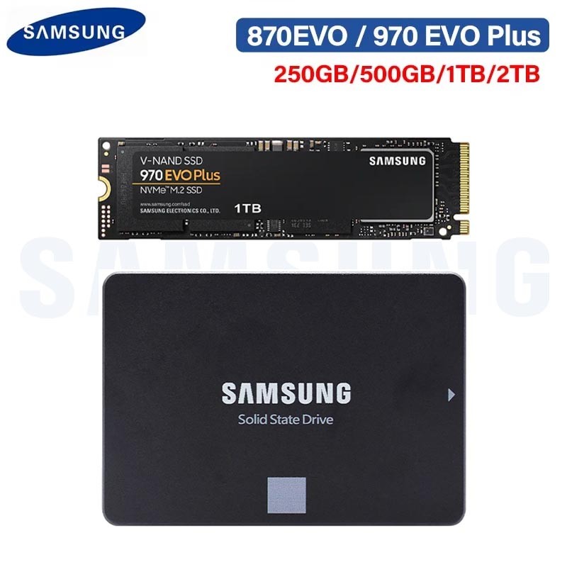 Jual Samsung 2.5'' SATAIII SSD 870 Evo 970 EVO Plus NVMe M.2 SSD 2TB ...