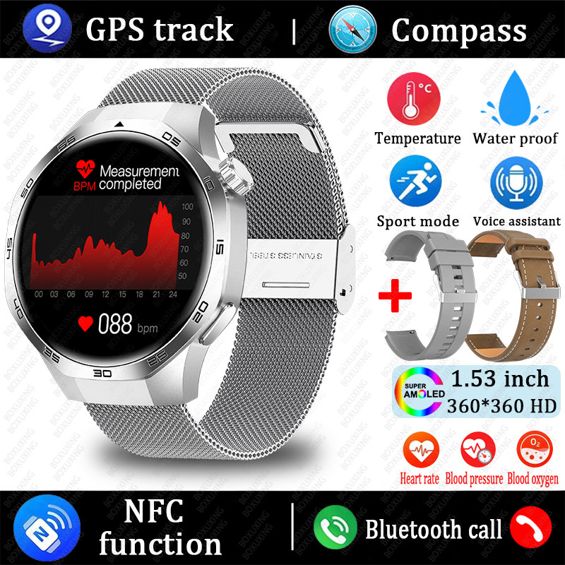 Jual 2025 New For Huawei Xiaomi GT5 Pro Smart Watch Men AMOLED HD ...