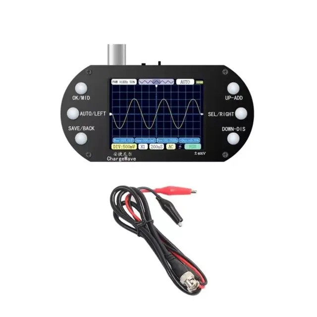 Jual Handheld Mini Oscilloscope 500KHz Bandwidth 2.5MSa/s Sine Wave ...