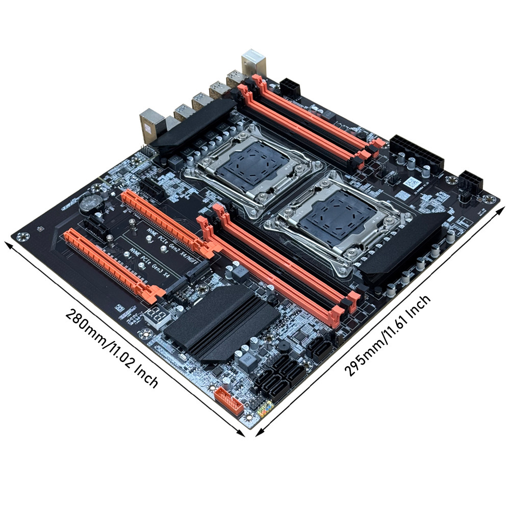 Jual X99 Motherboard Dual CPU LGA 2011-3 Dual Socket Desktop Mainboard ...