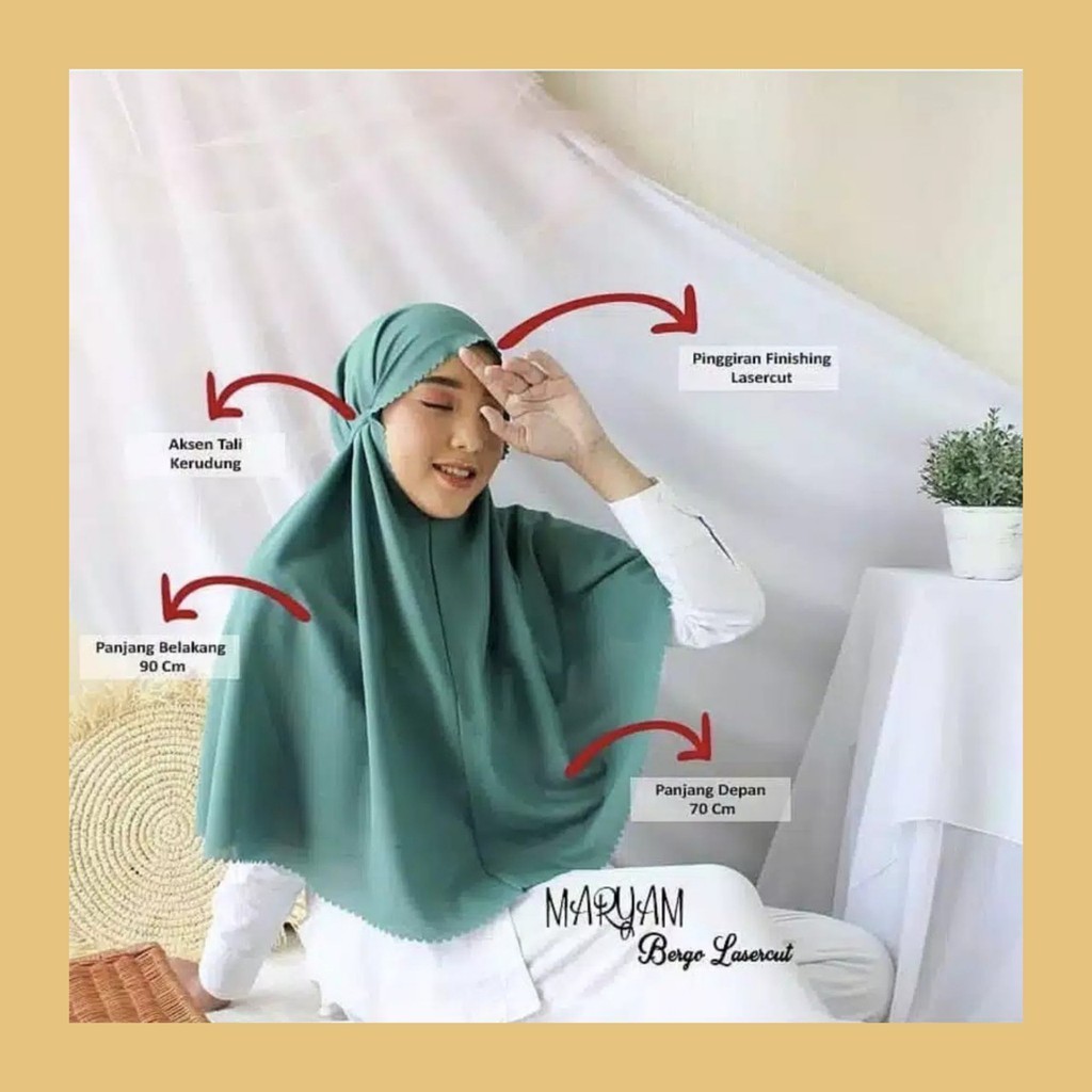 Jual BERGO MARYAM LASER CUTTING (BISA COD) | Shopee Indonesia