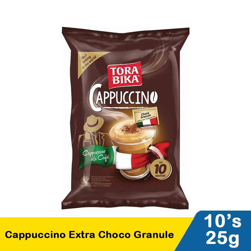 Jual TORABIKA CAPPUCCINO EXTRA CHOCO GRANULE 10X25g | Shopee Indonesia