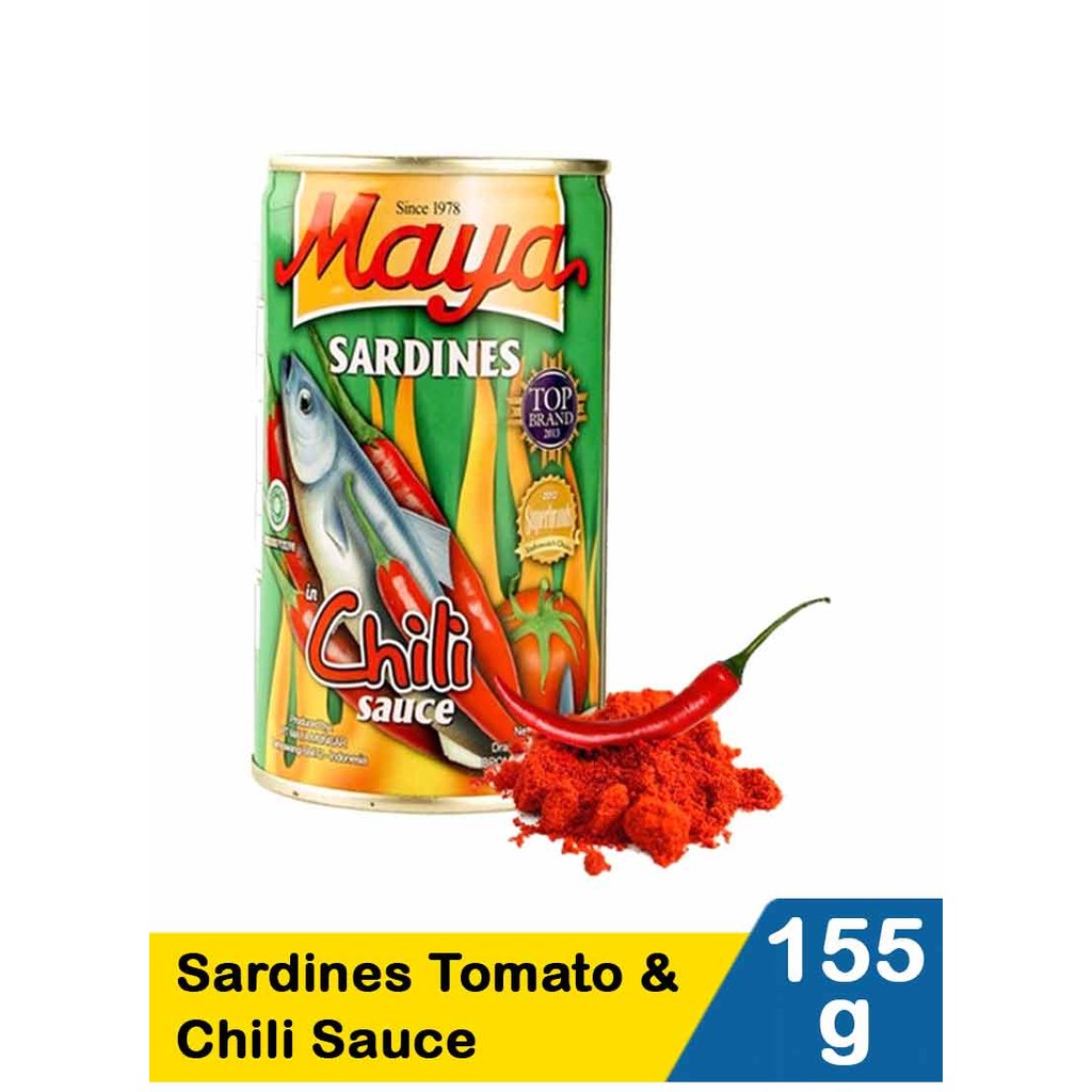 Jual MAYA SARDINES TOMATO & CHILI SAUCE 155g | Shopee Indonesia