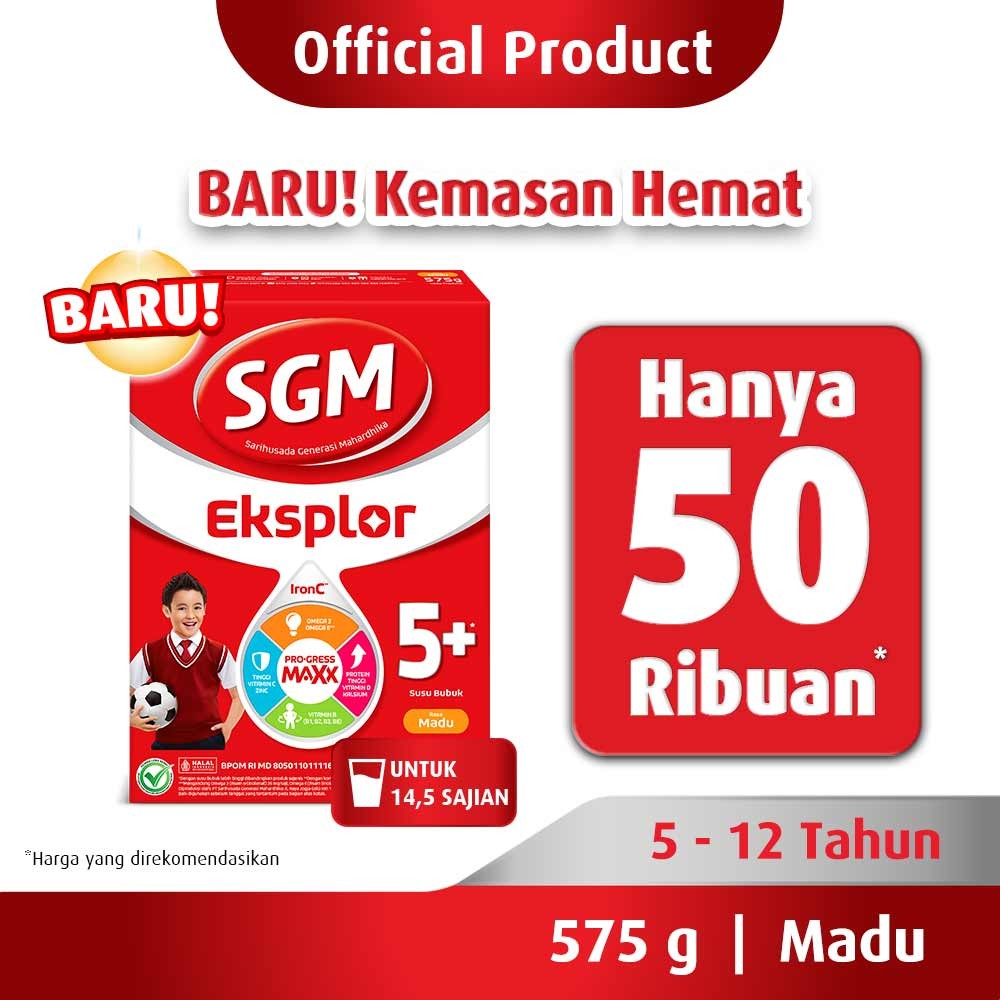 Jual SGM EKSPLOR 5 PRO-GRESSMAXX SUSU PERTUMBUHAN MADU 575g | Shopee Indonesia