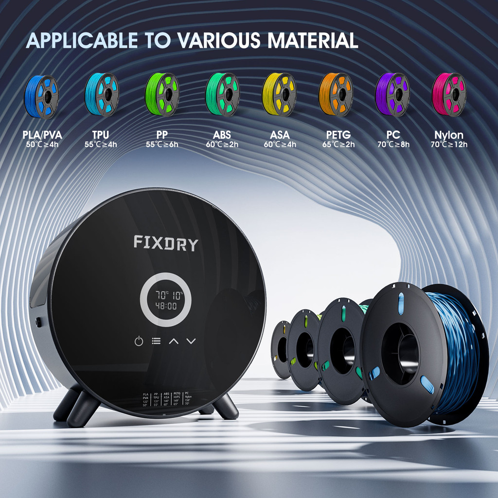 Jual Local Stock+COD FIXDRY Dry Box Filamen 3D Printer - Pengering ...