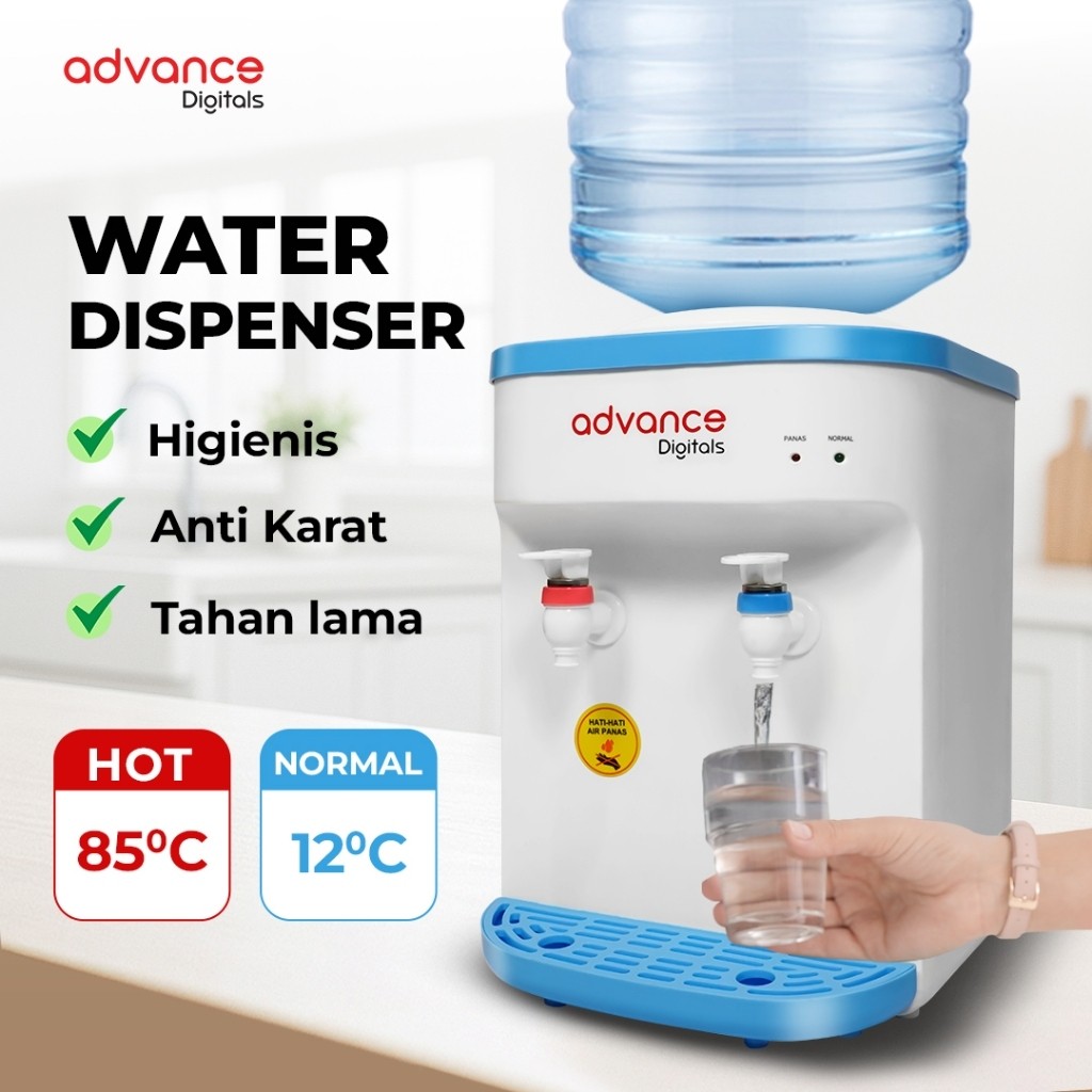 Jual Advance DS-108 Dispenser Galon Atas 350W Air Panas 85 Derajat ...